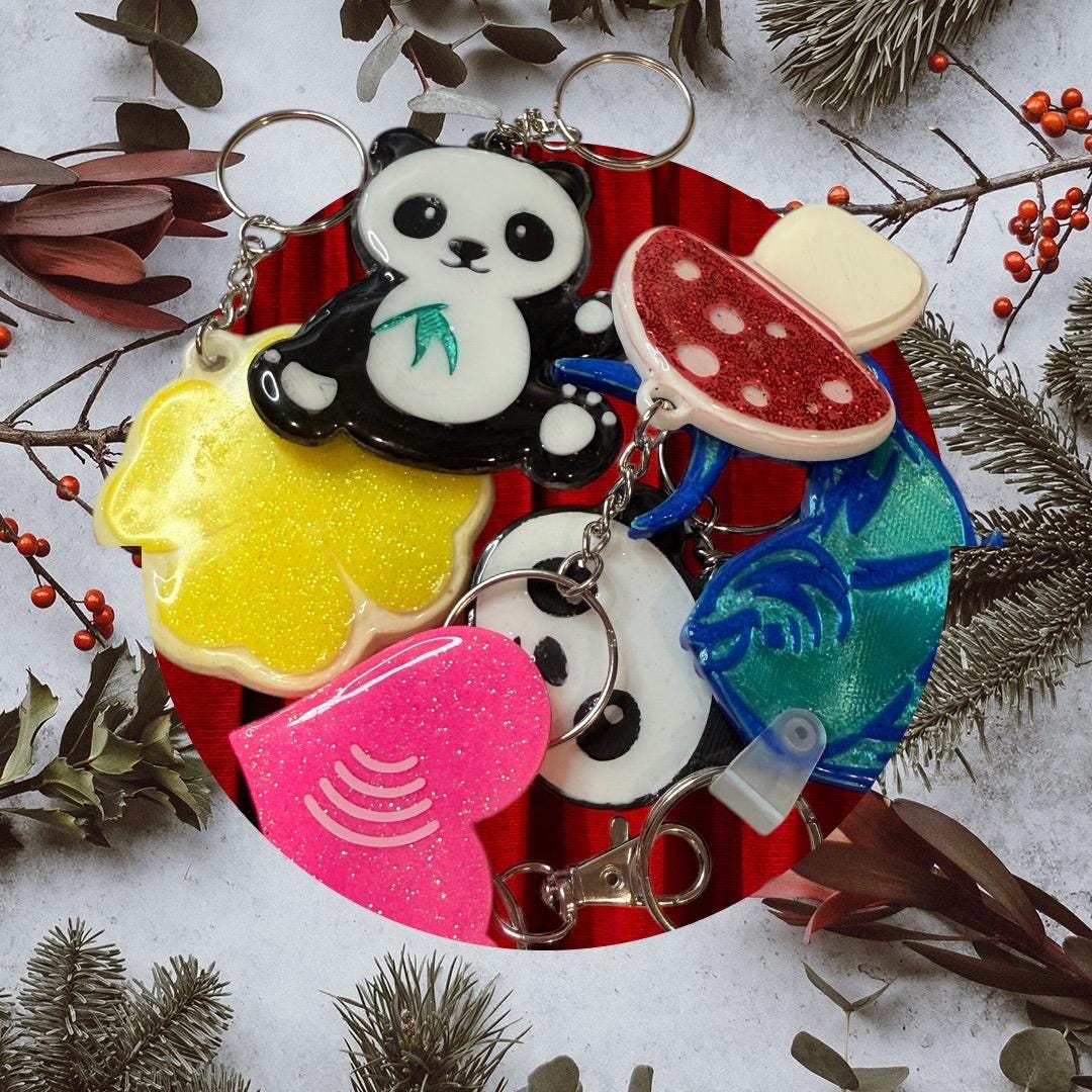 Scannable Business Card, NFC Keychain, Social Media Keychain, Smart ...