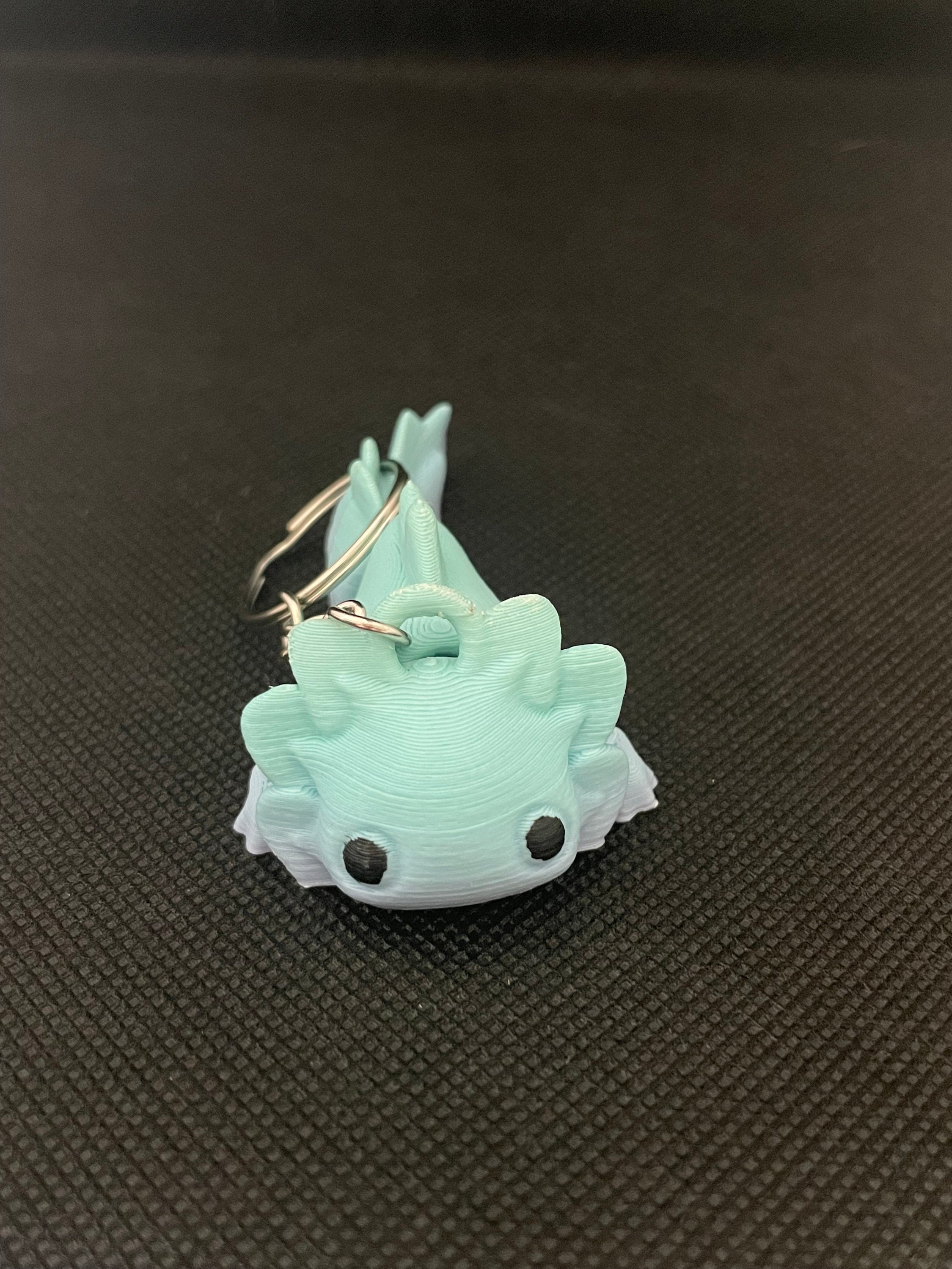 Adorable 3D Printed Axolotl Fidget Toy Flexible Articulating Sensory ...
