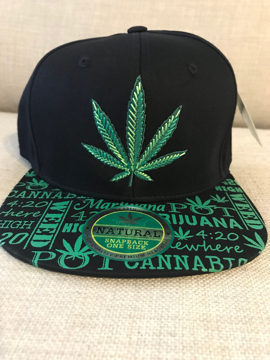 Baseball Cap, 420 Design, Marijuana - Etsy