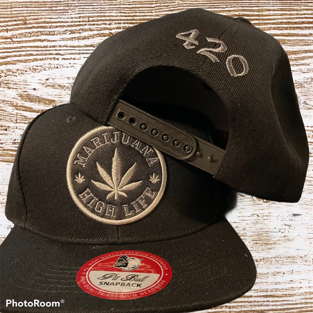 Marijuana, Weed, 420 Snapback Baseball Cap, - Etsy