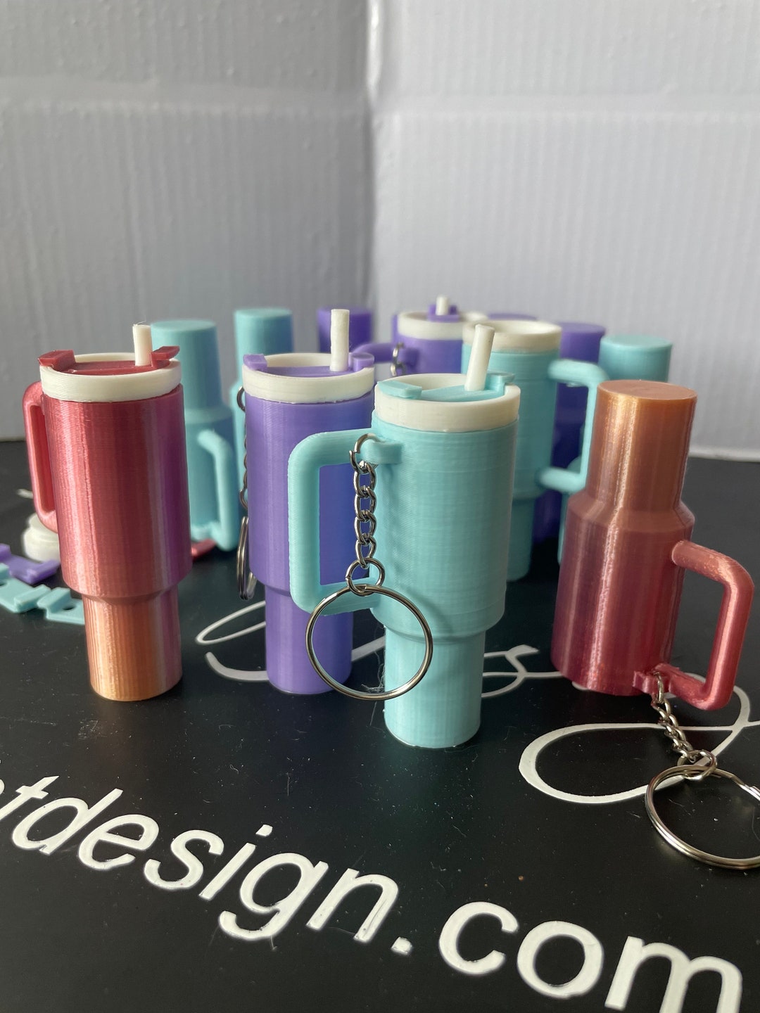 3D Printed 40oz Stanley Dupe Keychain - Etsy