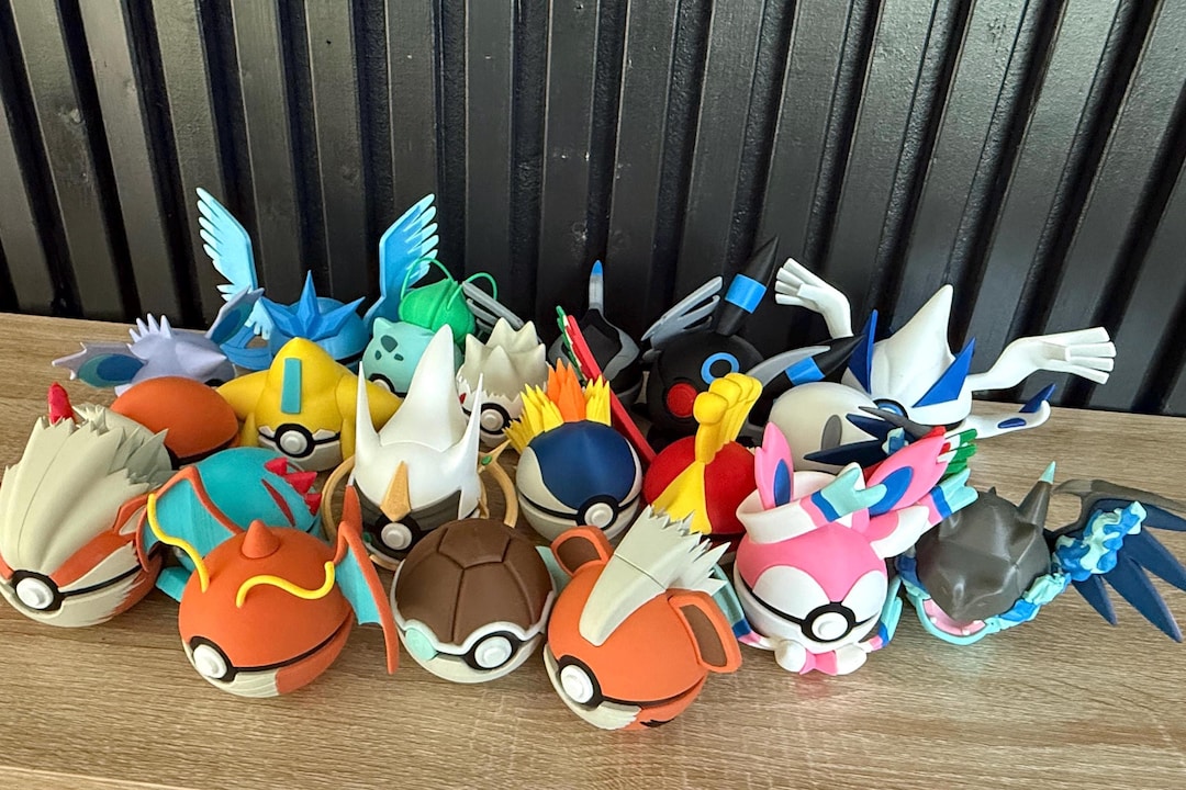 3D Printed Pokéball Collectibles - Pokémon Inspired Figurines for Fans ...