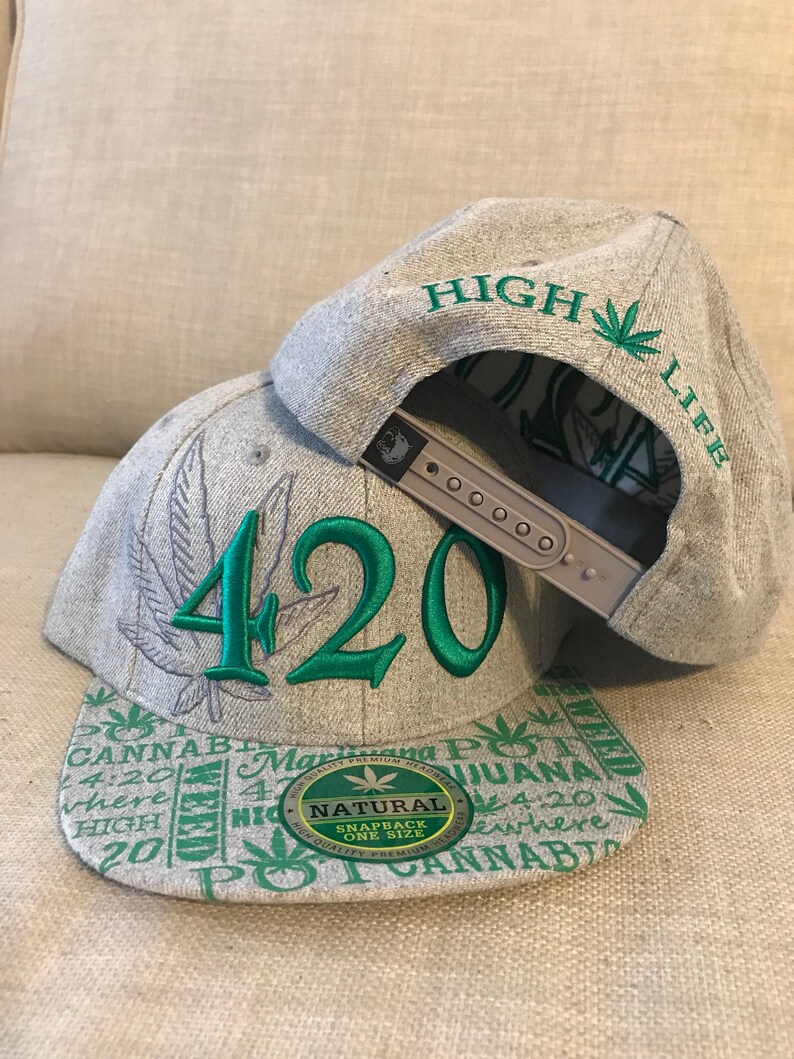 Baseball Cap, 420 Design, Marijuana - Etsy