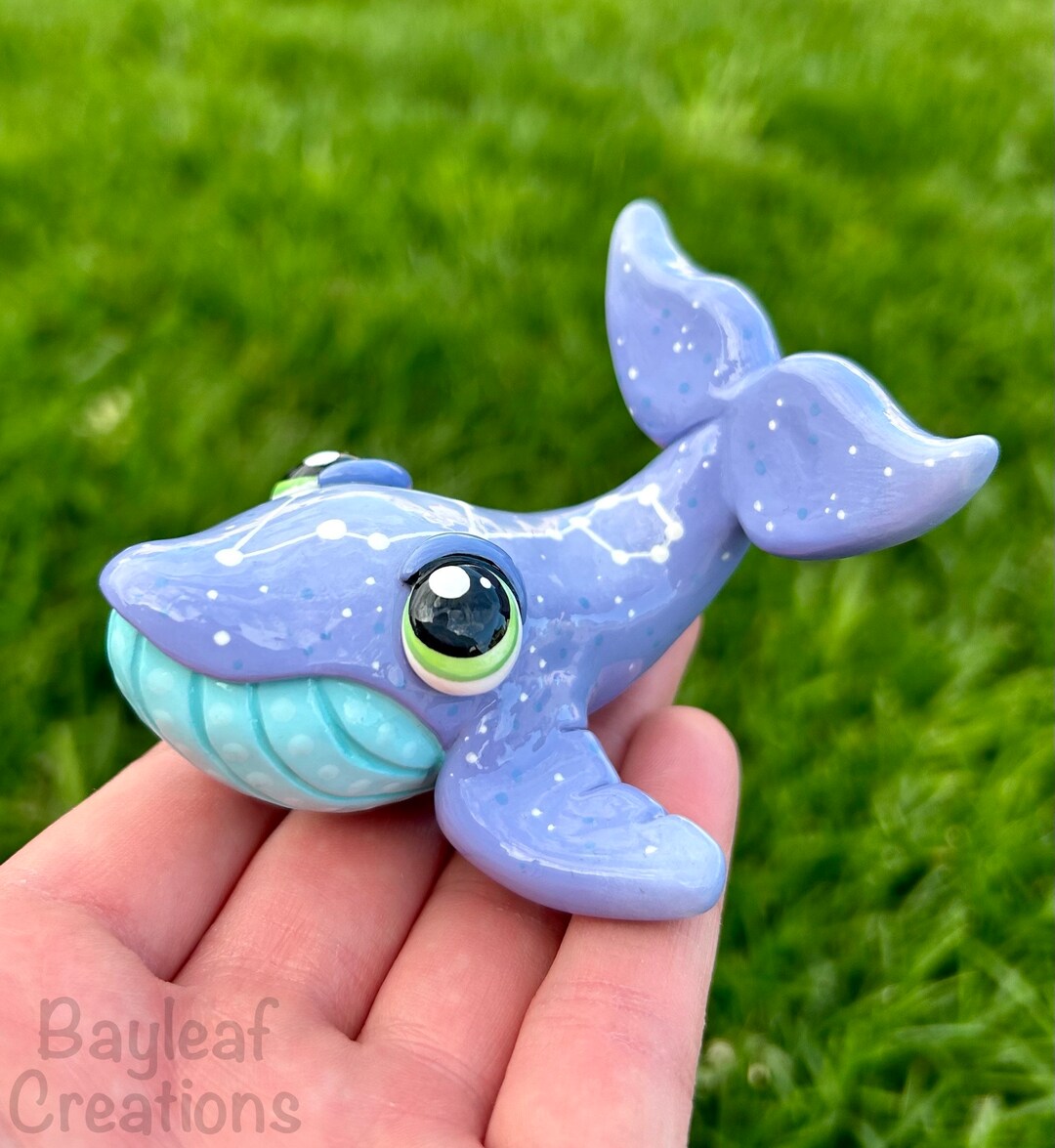 Clay Whale, Whale Art, Ocean Art, Beach House Decor, Beach Art, Animal ...