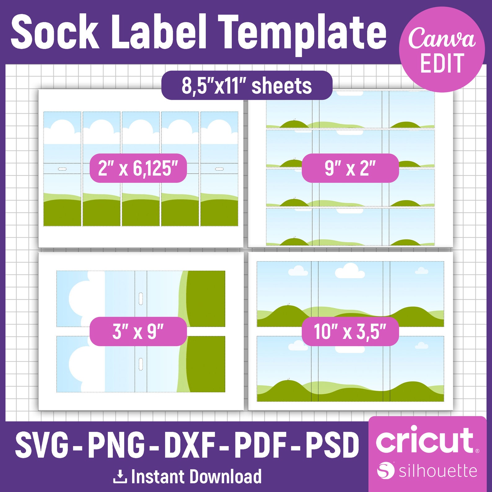 Socks Label Template, Sock Tag Template, Cotton Socks Label Designs ...