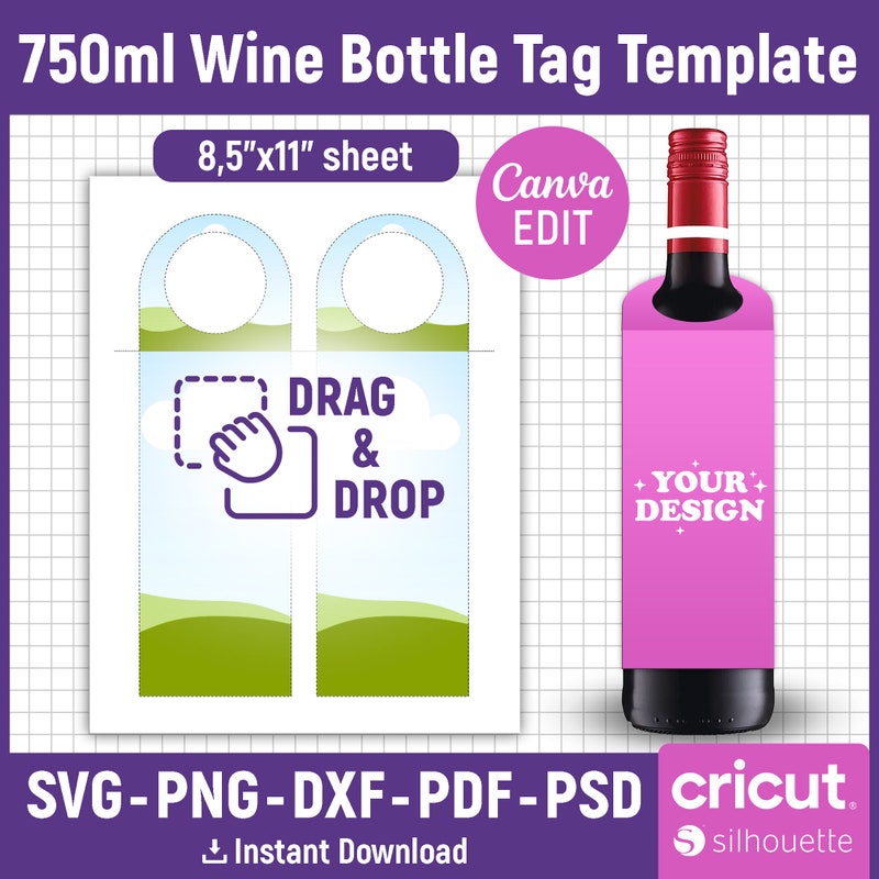 Hang Tag for Bottles - Etsy