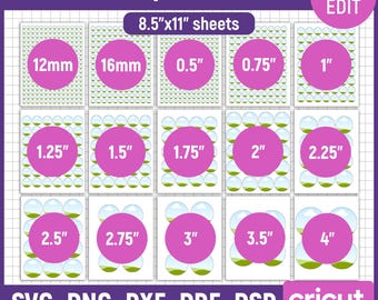 Circle Template Bundle, Circle Template Svg, Multipurpose Labels ...