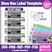 Shoe Box Label Template, Shoe Box Label Svg, Sneaker Box Label Template ...
