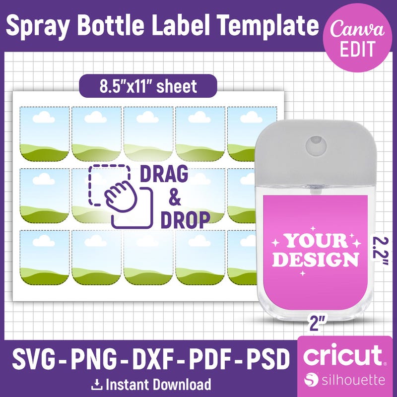 Hand Stizer Template - Etsy