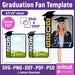Grad Paddle Fan Template, Custom Grad Fan, Graduation Fan Template ...