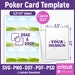 Blank Playing Card Template, Poker Card Template Svg, Editable Trading ...