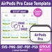 AirPod Case Sublimation Template Bundle, Phone Case Template, AirPod 1/ ...