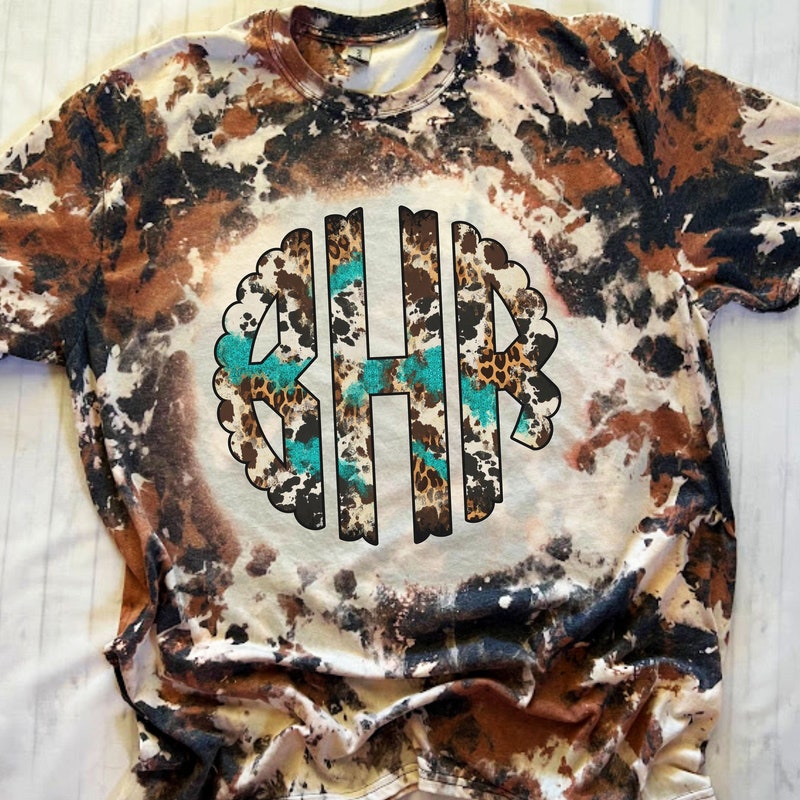 Bleached Monogram Shirt - Etsy