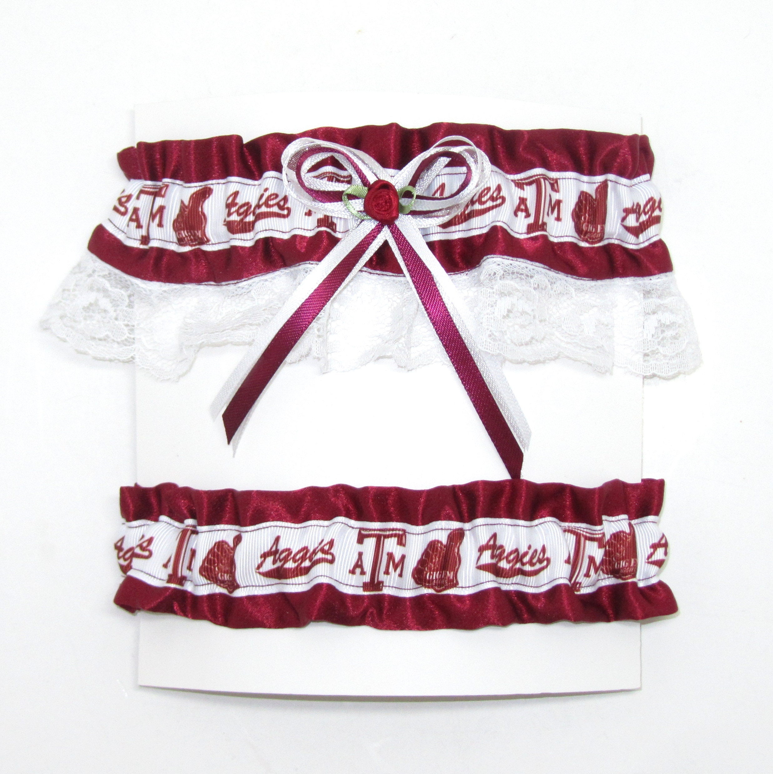 Garter Set Texas A&M Aggies Sports Themed Wedding - Etsy
