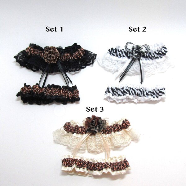 Leopard Print Garter - Etsy