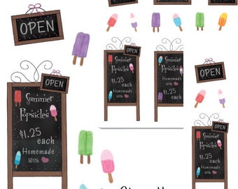 Popsicle sign | Etsy