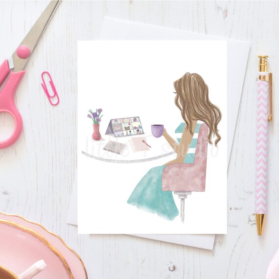 JW Themed Printable Greeting Card and Envelope Set Zoom | Etsy