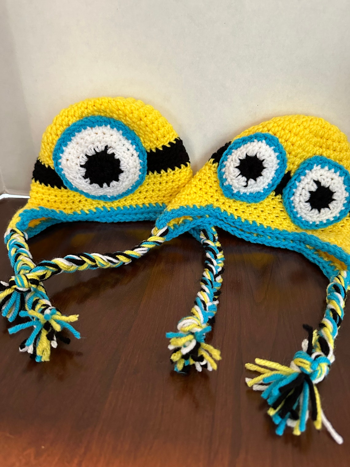 Minion Ear Flap Hats - Etsy