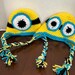 Minion Ear Flap Hats - Etsy