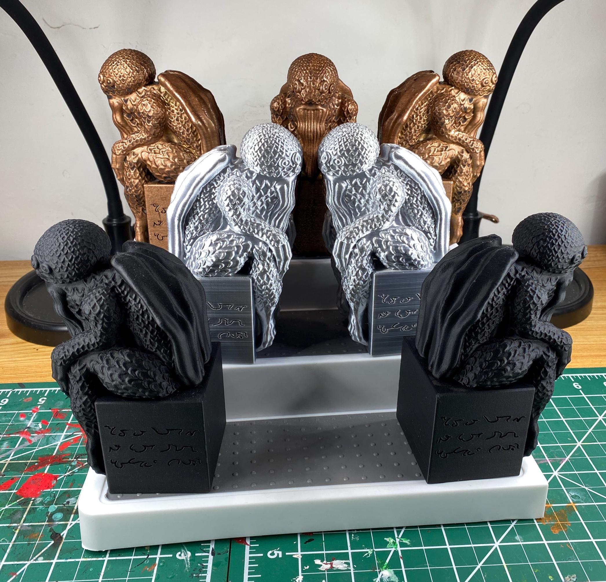 Cthulhu Idol: H.P. Lovecraft Statue, Desk Ornament (6 Inch) - Etsy