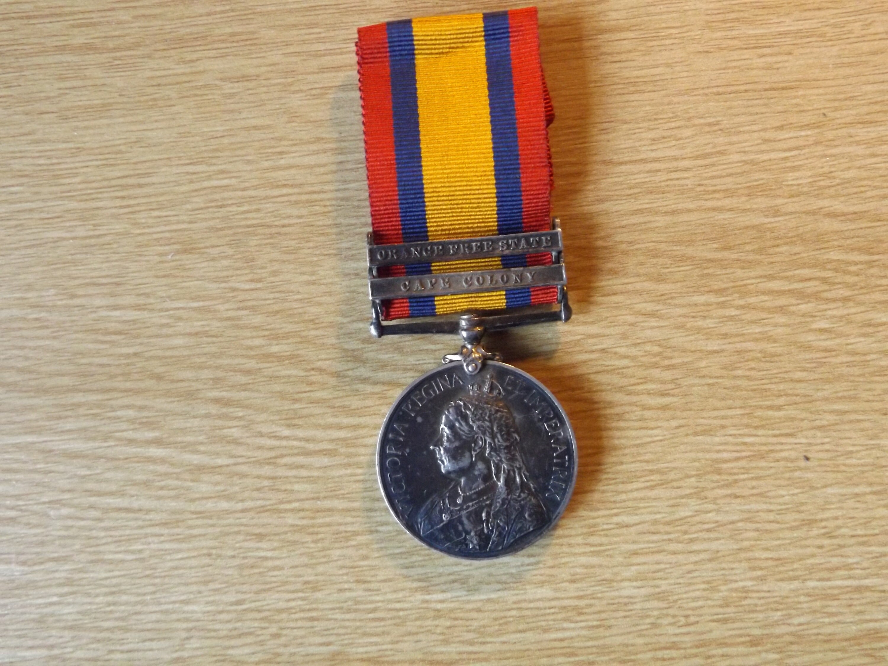 Queens South Africa Medal 2 Clasps Cape Colony, Orange Free State Royal ...
