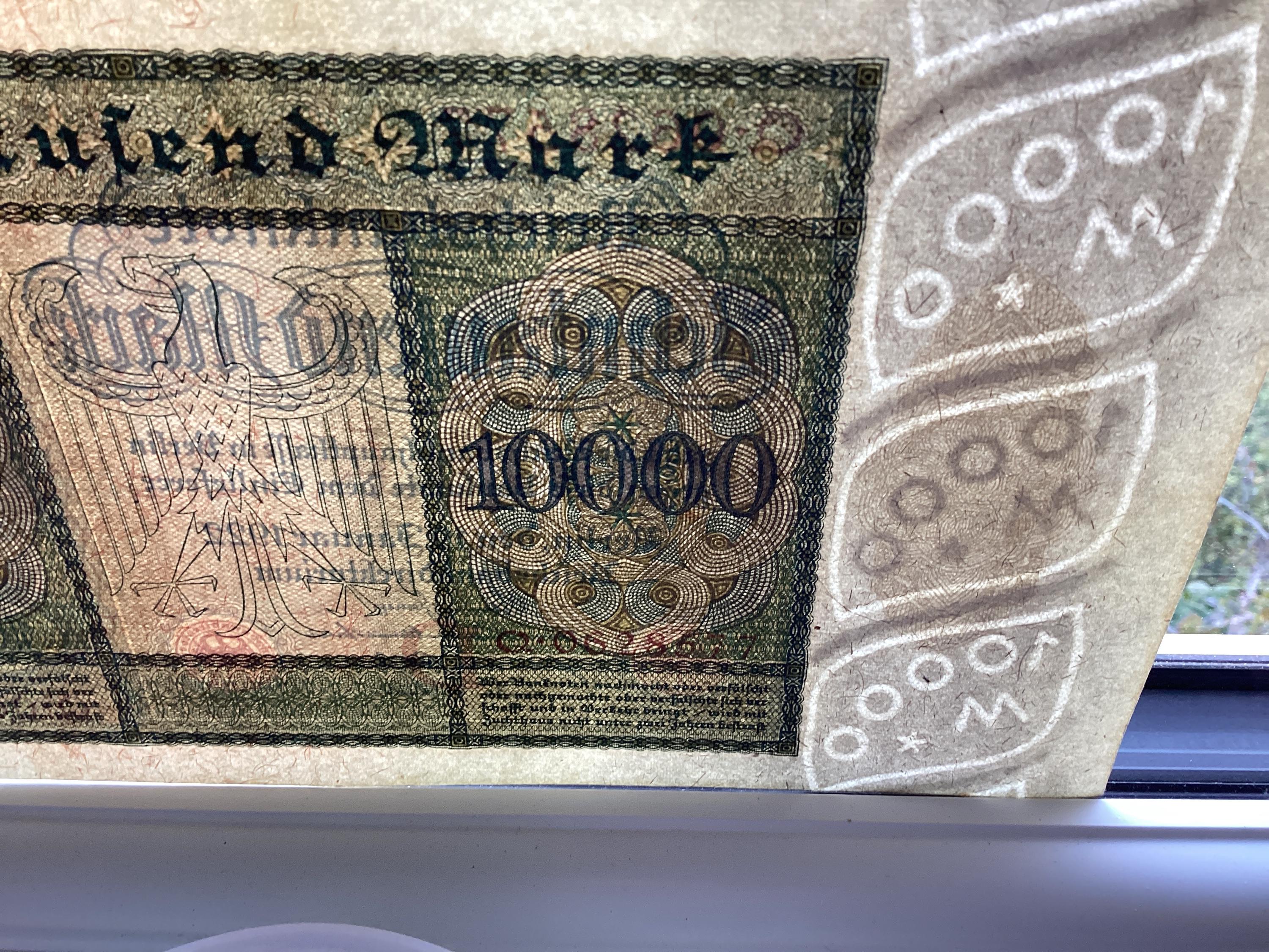 Rare German Reichsbanknote 1922 10,000 Mark Bank Note UNC - Etsy