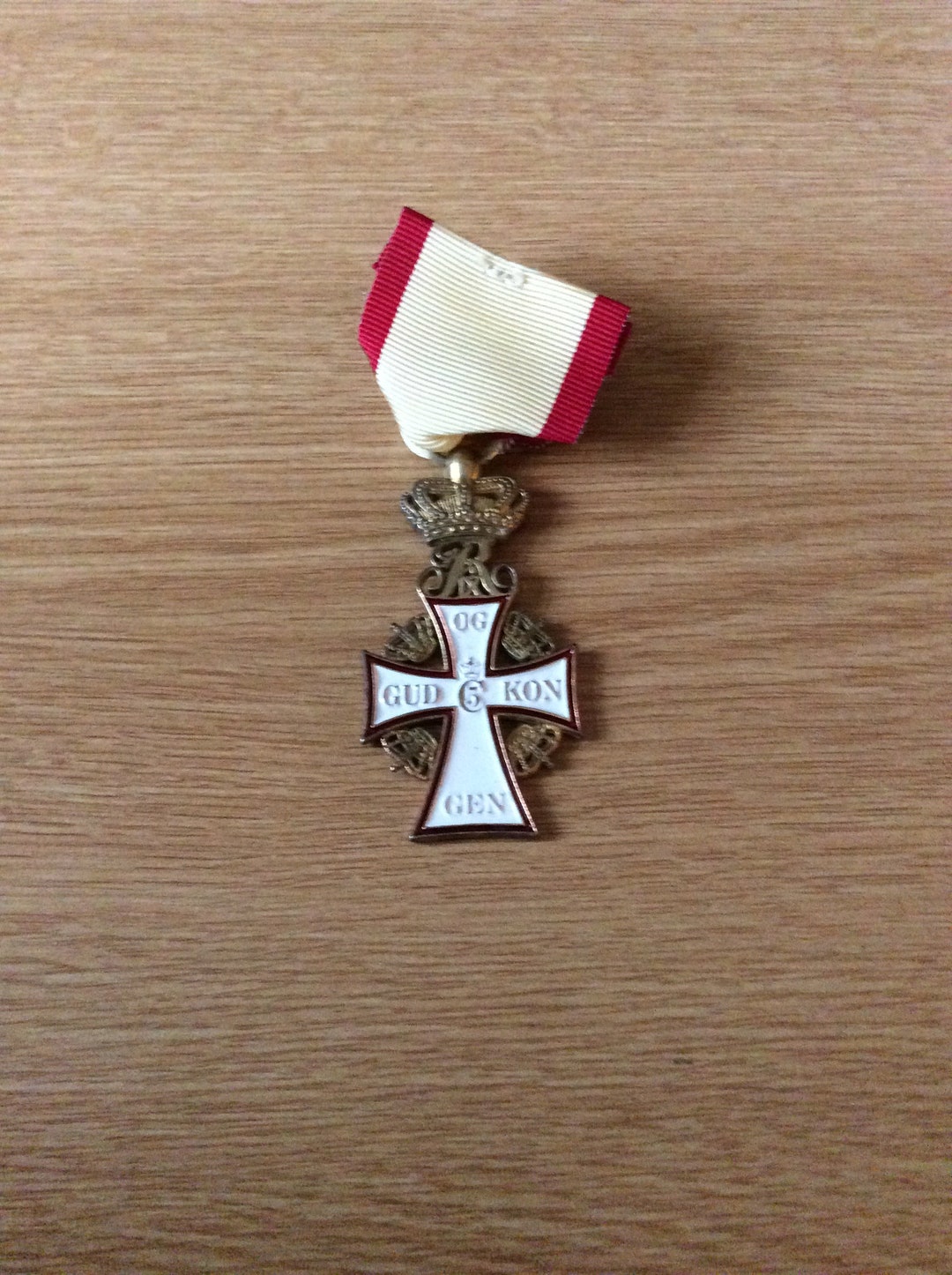 Danish Order of Dannebrog Knight 1st Class Badge From the Reign of ...