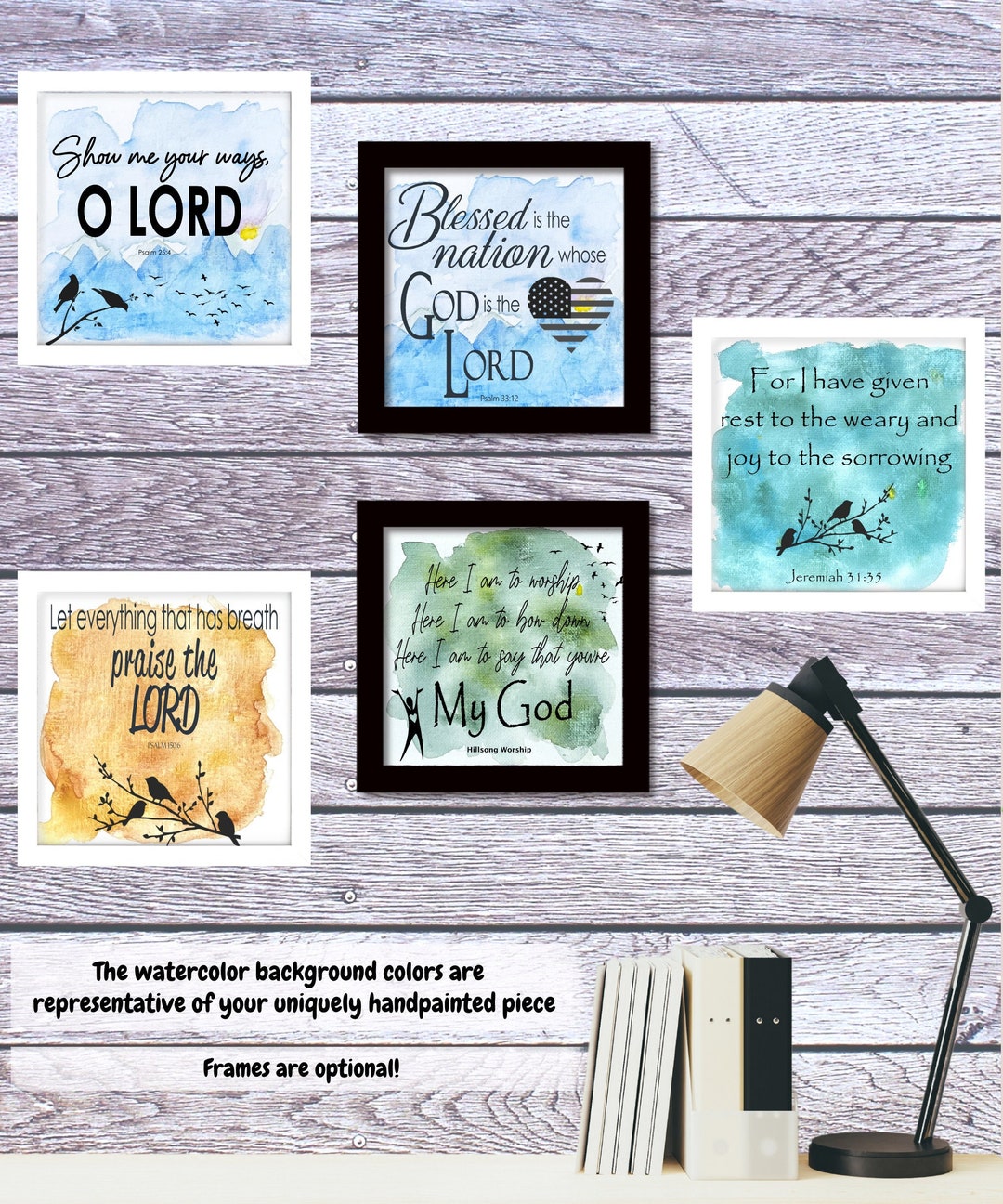 Watercolor Engraved Worship Inspiration - Etsy