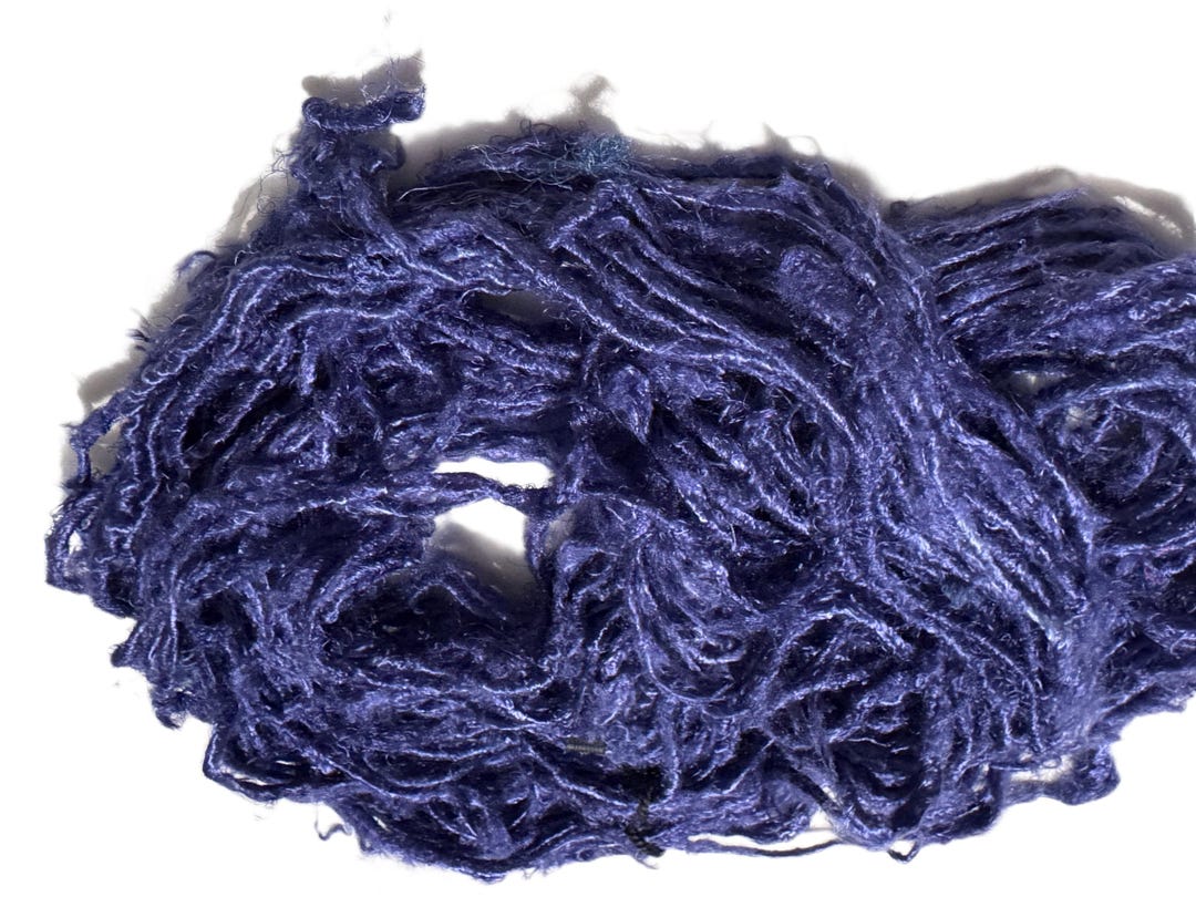 Lavender Vegan Banana Silk Yarn: Hand-spun Nepal Fiber (100 Gr/45 Yards ...