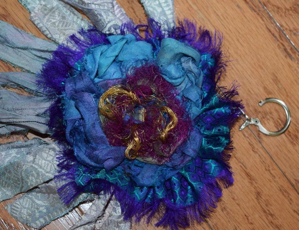 1/2/3 Oz Sari Silk Waste Threads Leftover Art Yarn for Mixed | Etsy