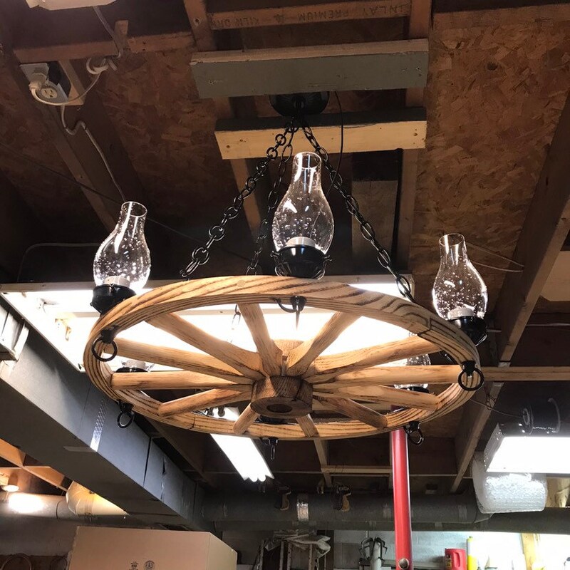 Wagon Wheel Light - Etsy