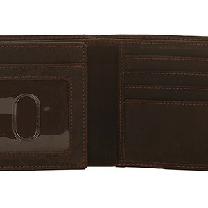 Woodbridge RFID BLOCKING Real Distressed Hunter Leather Wallet - Etsy UK