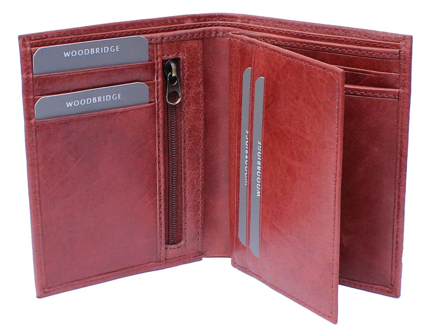 Woodbridge London Mens Tall Leather Trifold Wallet 4005 Brown - Etsy