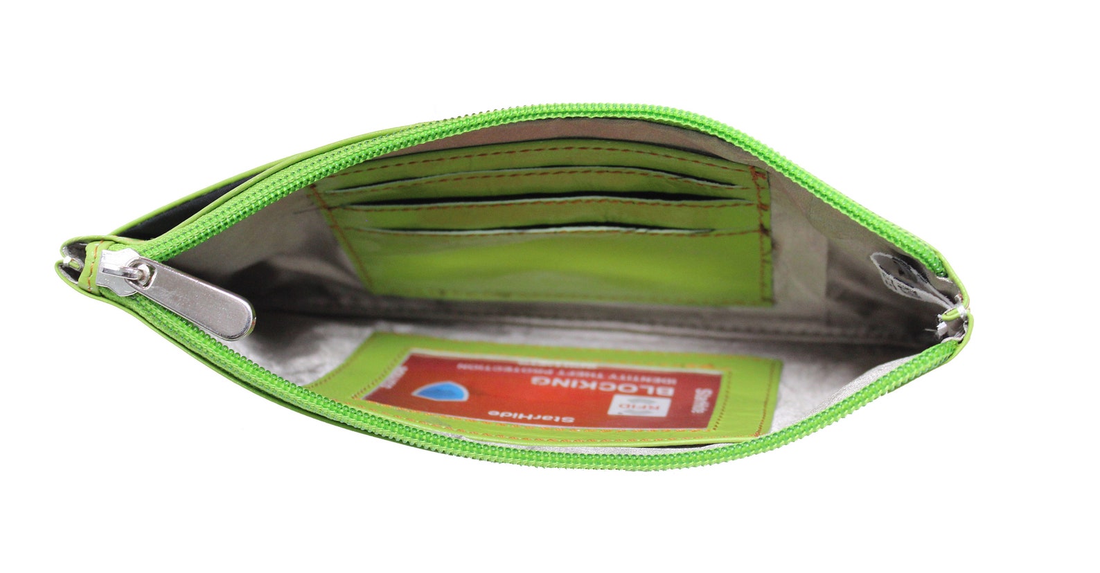 Women S RFID Blocking Slim Money Pouch Genuine Leather Credit - Etsy UK