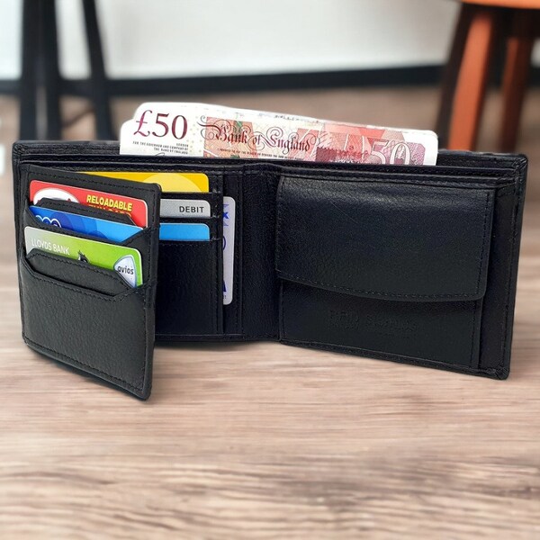 Cow Leather Wallet - Etsy