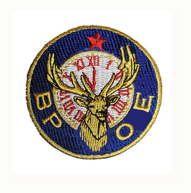 ELKS BPOE Iron on Patch 2020 Embroidered Logo Use on Clothing...hats ...