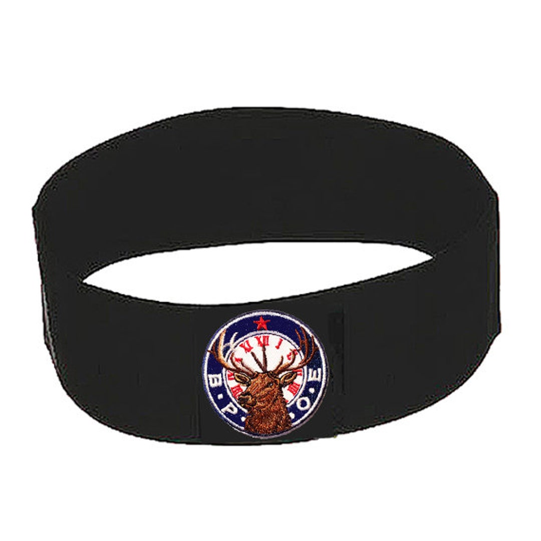 EXTRA HAT BANDS for Elks B.P.O.E. Straw Gamblers Hat Embroidered Logos ...