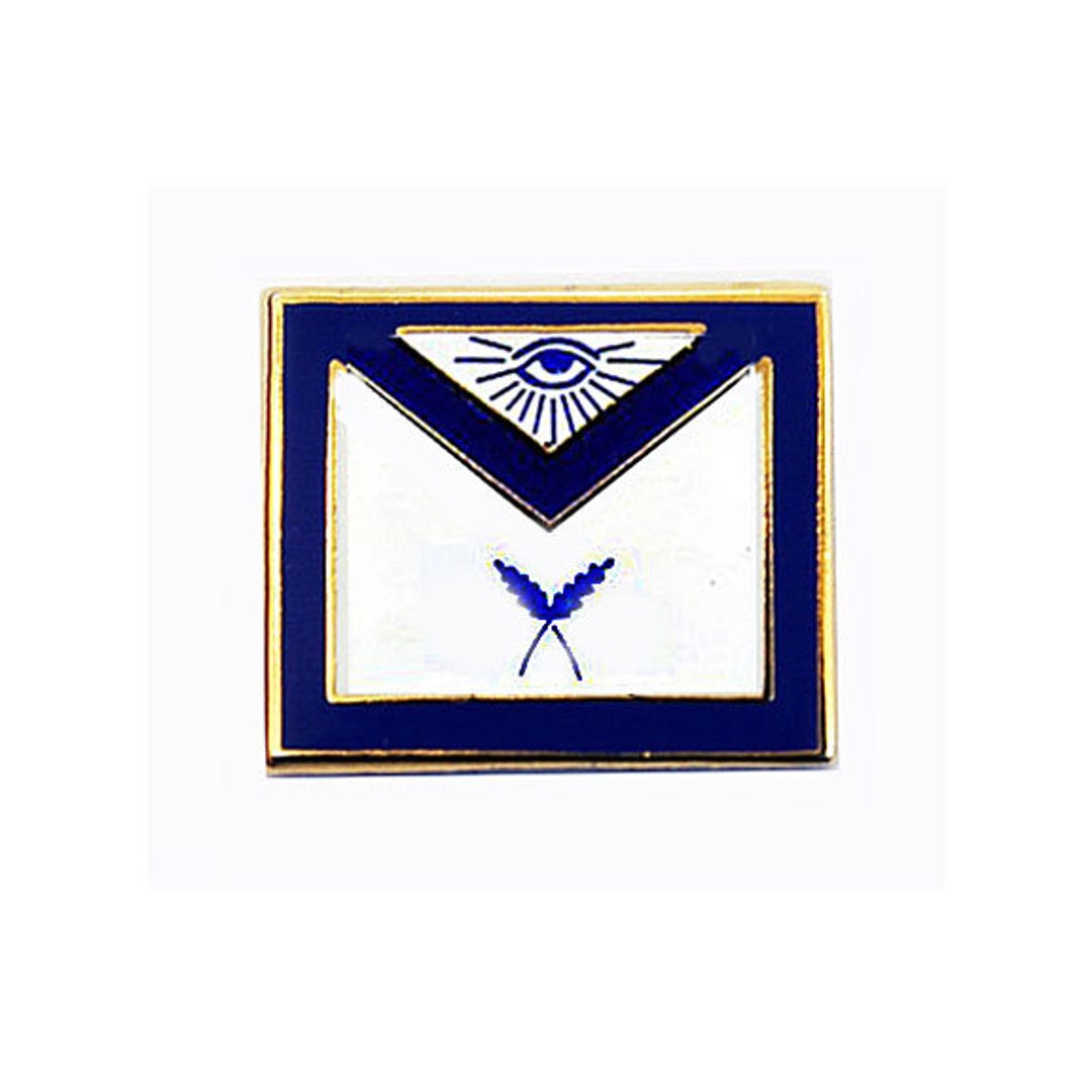MASONIC APRON Lapel Pin SECRETARY With Pinch Back Clasp - Etsy