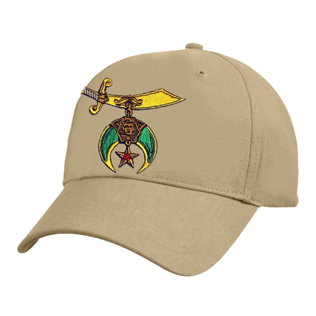 SHRINER HAT Green Embroidered Logo Adjustable Available in Black..Green ...