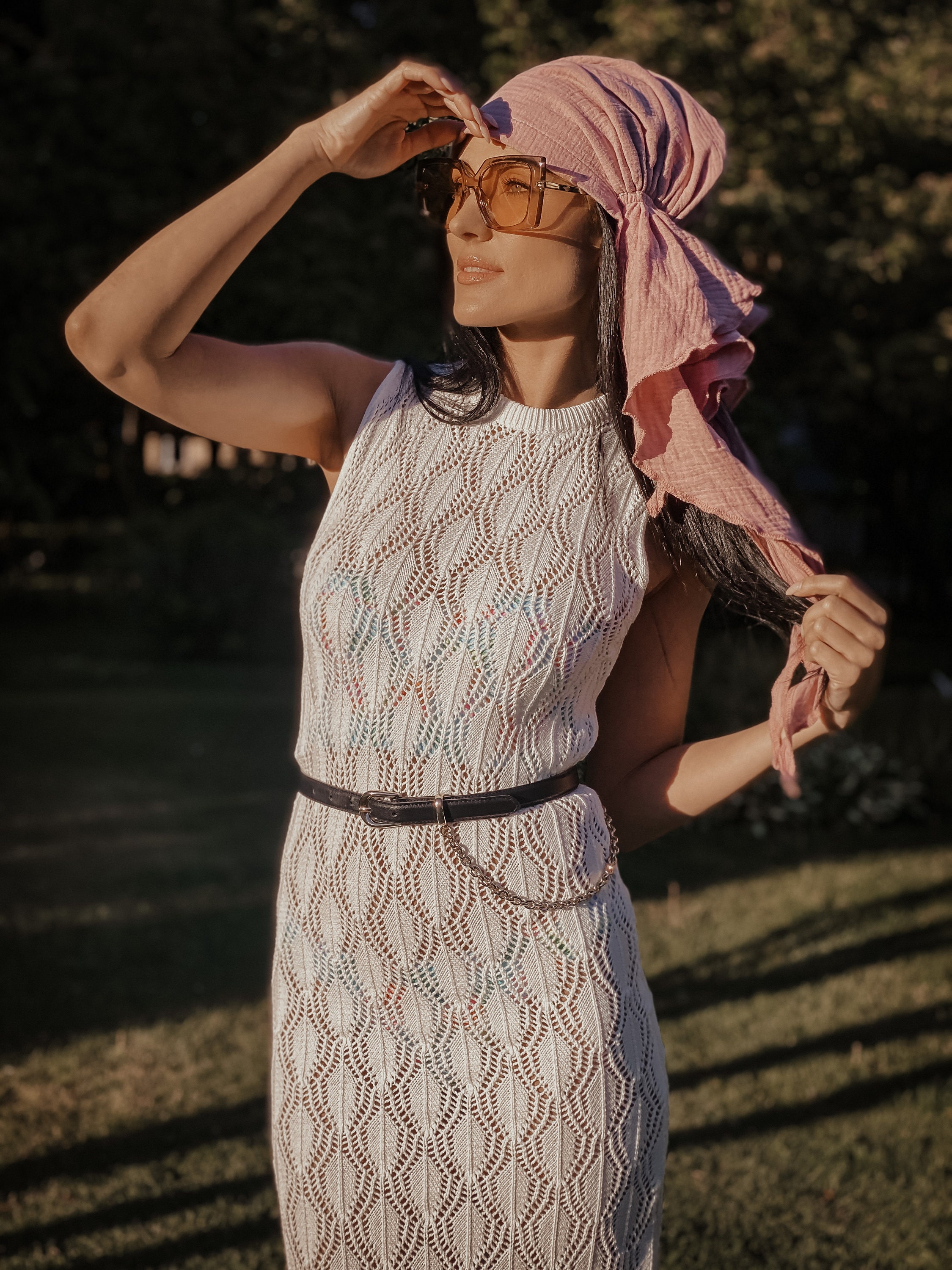 Vintage Orange. Turban for Women, Muslin Turban, Fashion Turban, Hijab ...