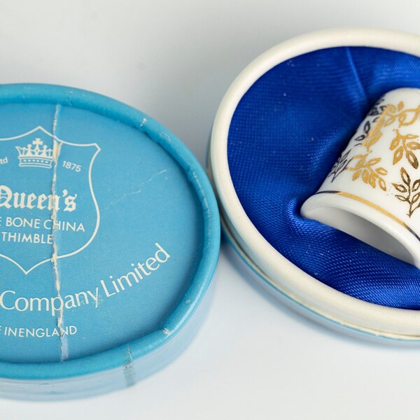 Bone China Thimble - Etsy