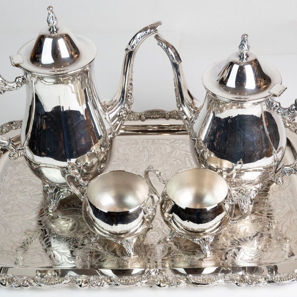 Silver Tea Set - Etsy