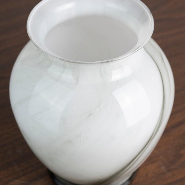 Marbled Glass Vase - Etsy