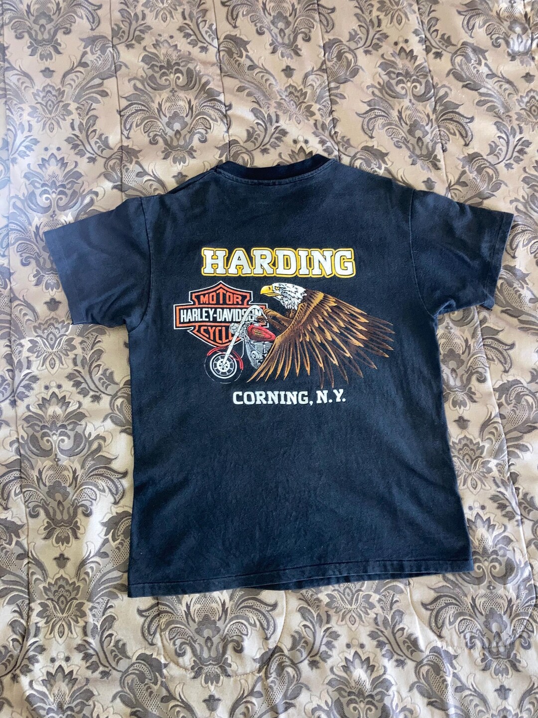 Vintage Harley Davidson Single Stitch BEEFY T-shirt MEDIUM 1990s ...