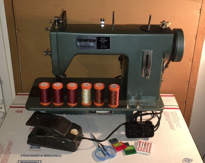 STARLITE / THOMPSON Mini Walking Foot PW-200 Sewing Machine With Power ...