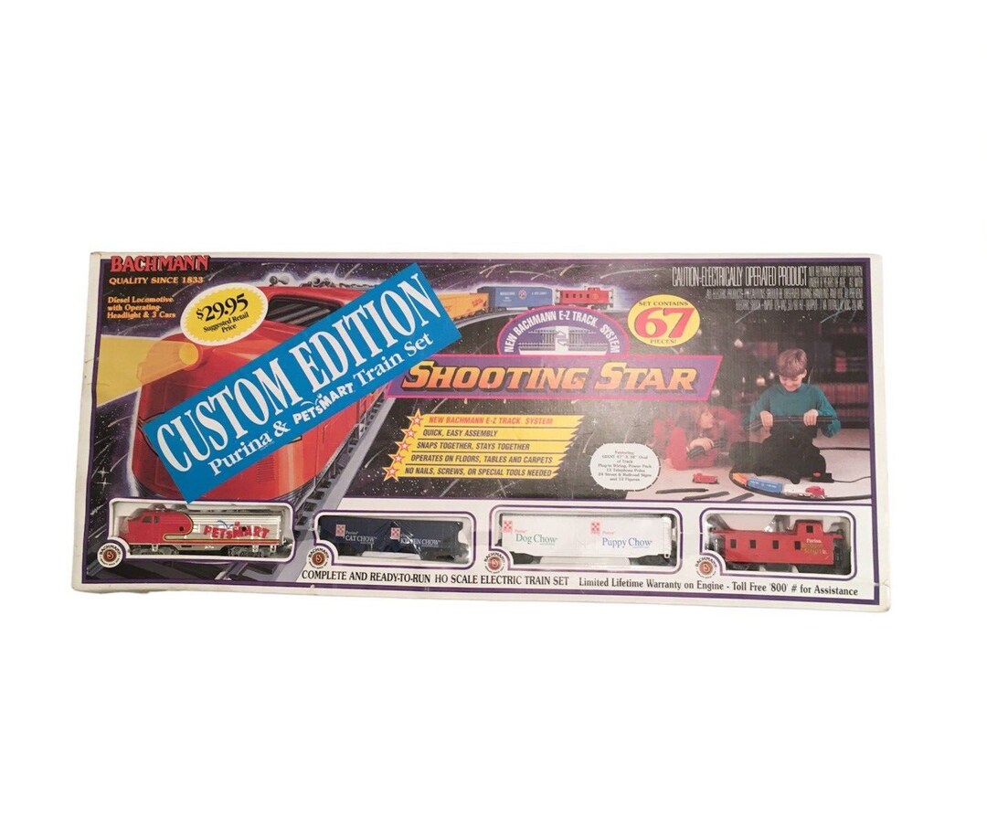 NEW Vintage Bachmann Custom Edition Purina Petsmart Shooting Star HO ...