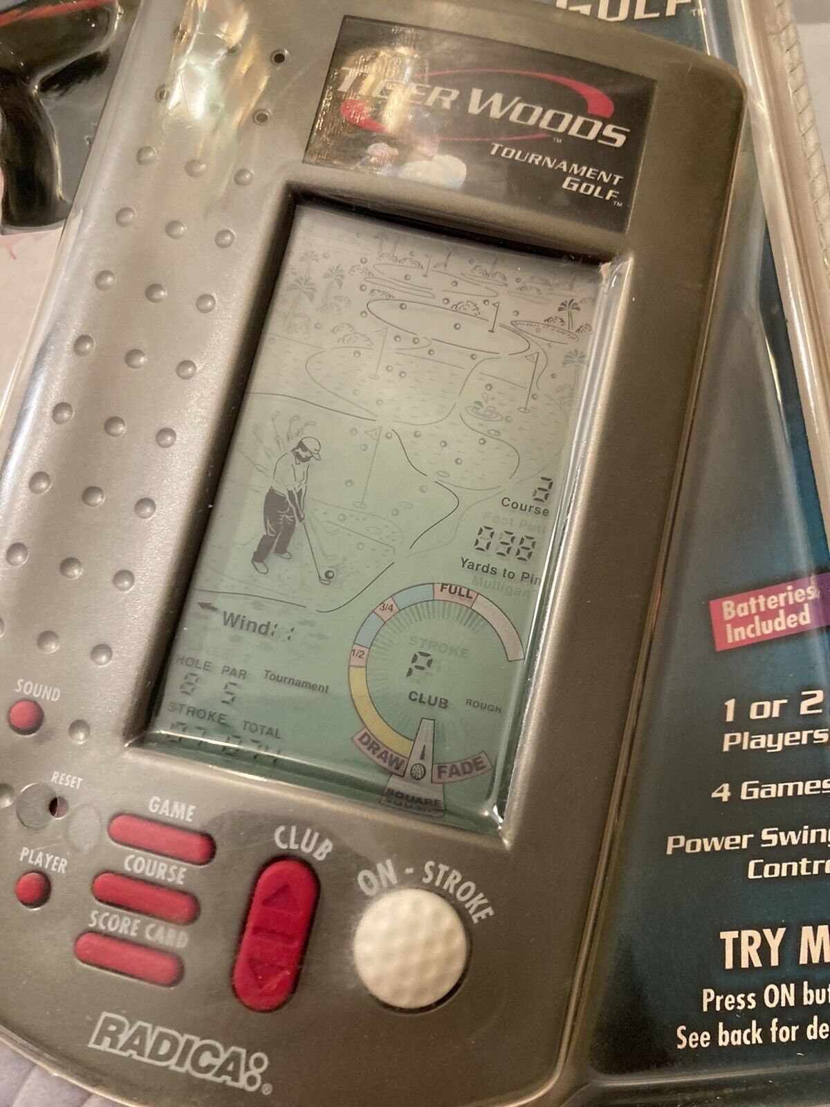 Vintage 1999 Radica Tiger Woods Tournament Golf Electronic Handheld ...