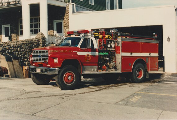 Photography Art & Collectibles Color Vintage Wanamassa New Jersey Fire ...