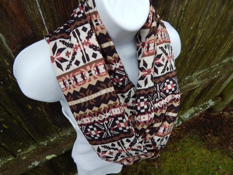 Aztec Infinity Scarf - Etsy