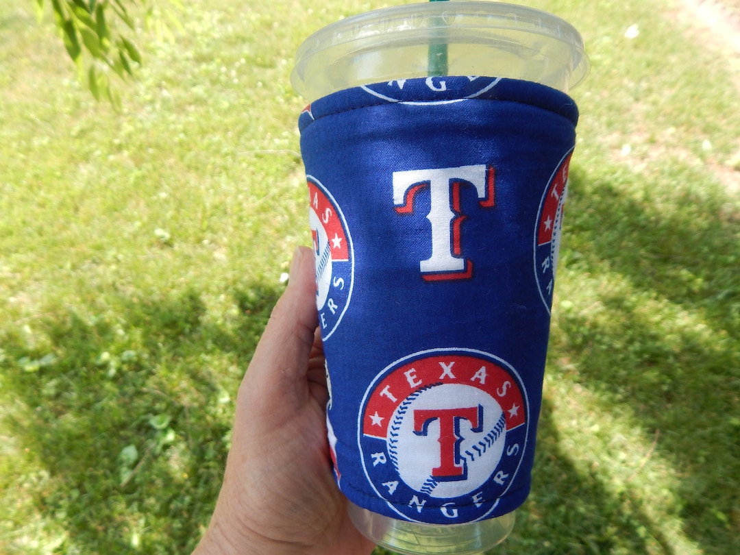 Texas Rangers Iced Coffee Cozy - Etsy